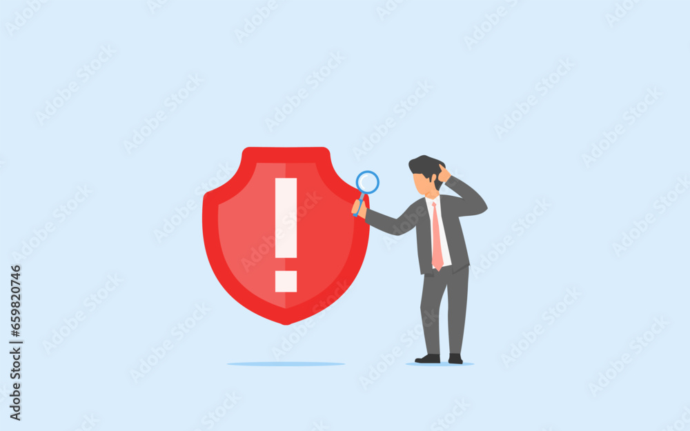 risk assesment concept. Guessing the consequences of decisions. a ...