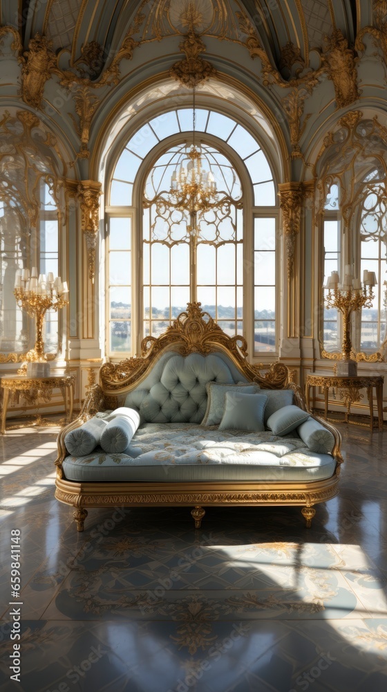 Gilded age style palace bedroom , wallpaper for mobile pictures ...