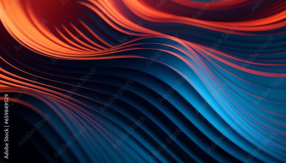 Wavy abstract background, layered background, liquid flow background ...