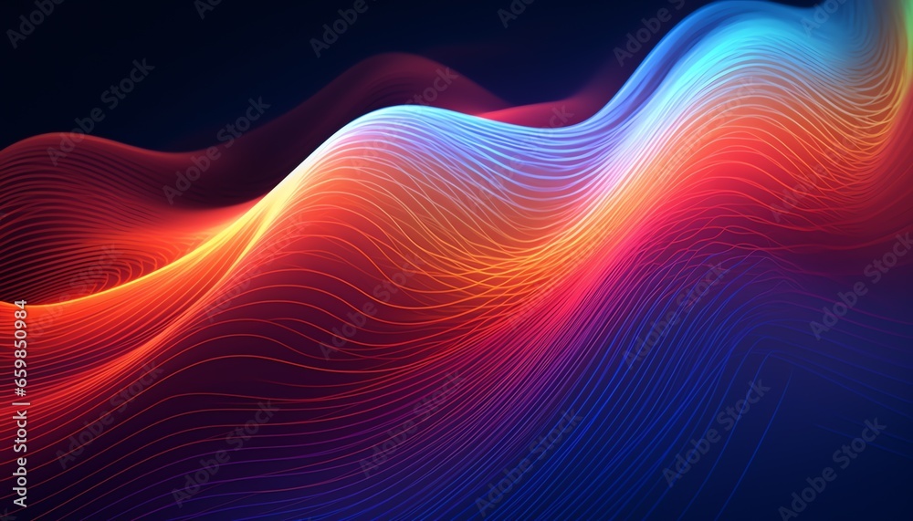 Wavy abstract background, layered background, liquid flow background ...