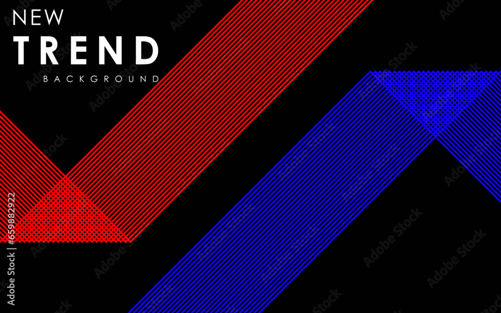 New Trend Modern Abstract Template Design. Geometrical Minimal Shape ...