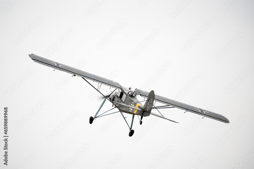 fieseler fi 156 storch german world war two plane. Stock Photo | Adobe ...