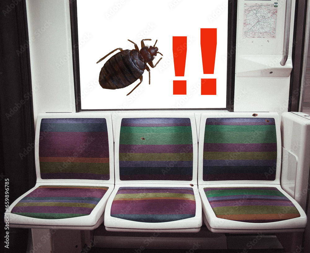 Infestation punaises de lit dans le métro et les transports en commun à ...