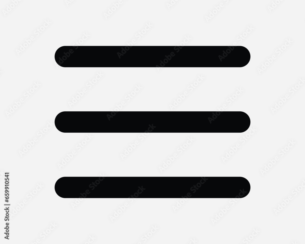 Hamburger Menu Line Three Lines 3 Web Navigation App UX UI UXUI More ...