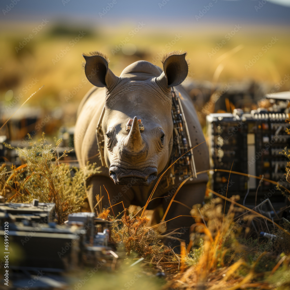 Ai In Wildlife Conservation Researchers Using Ai Stock Photo Adobe Stock