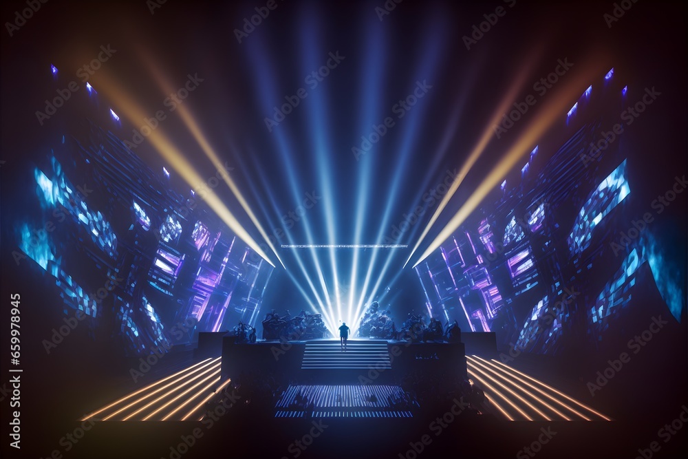 lighting design tour isometrical design live music concert stage design ...