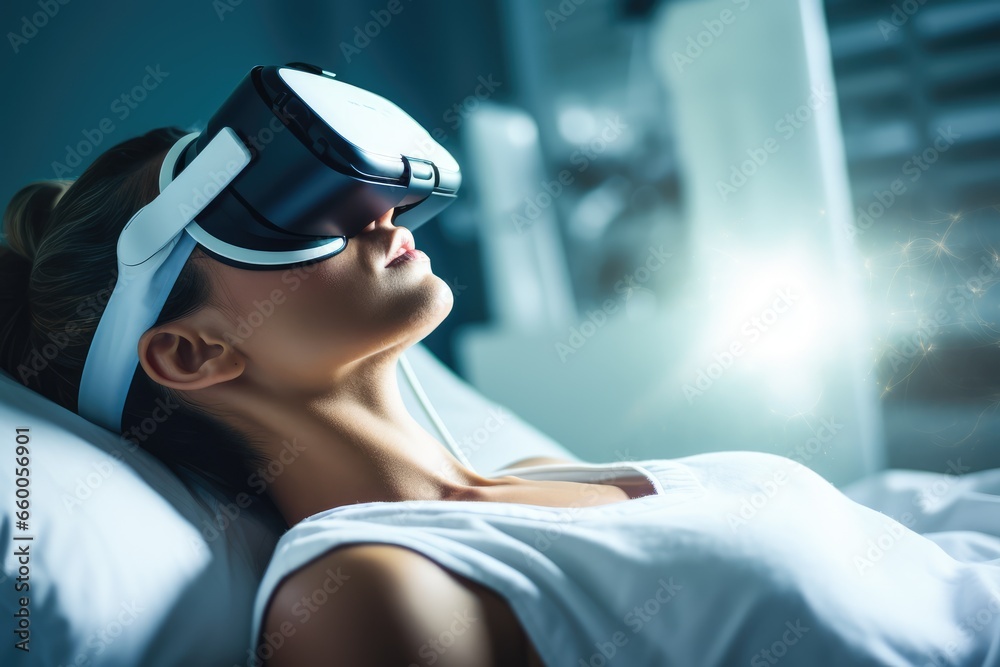 Virtual reality experience, allowing users to explore symptoms and ...