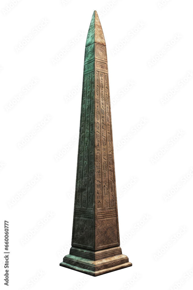 Egyptian obelisk isolate on transparent background, png Stock ...