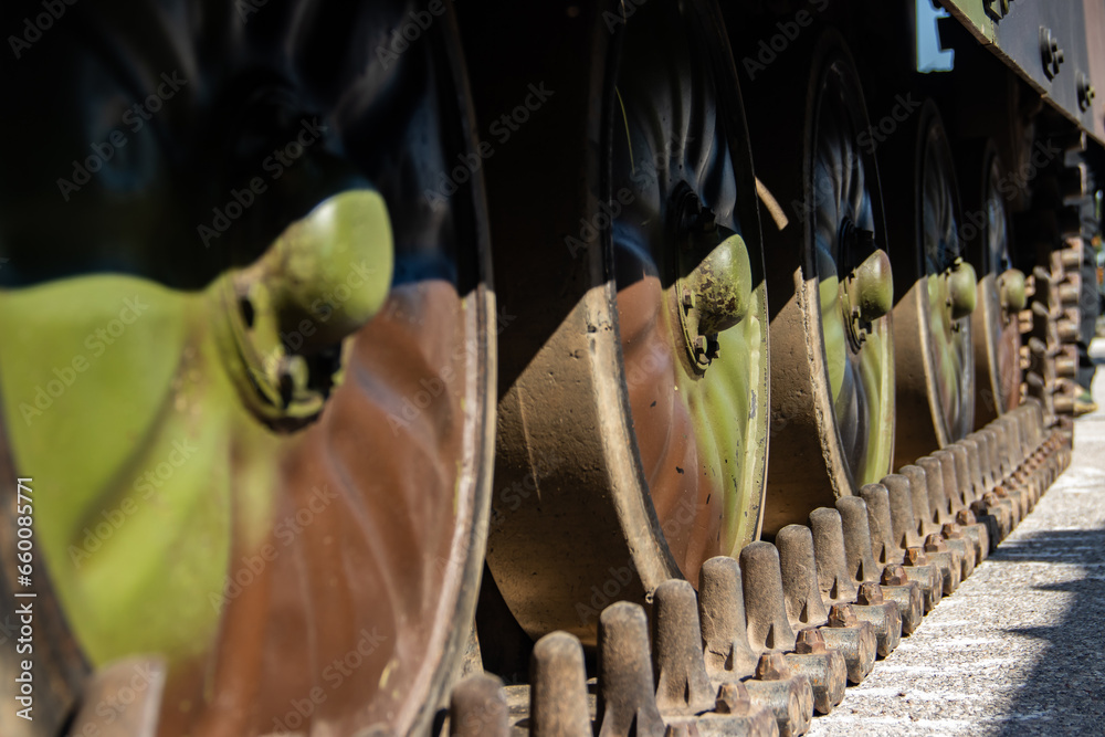 Military tank armored vehicle for field battles for offensive and ...