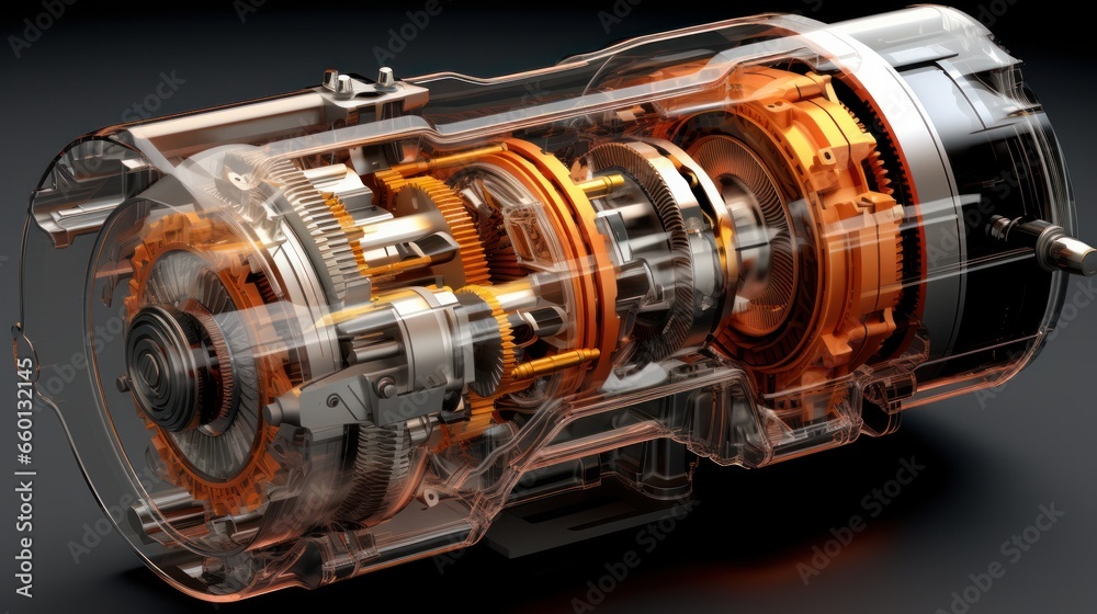 A visual representation or diagram showing the internal components and ...