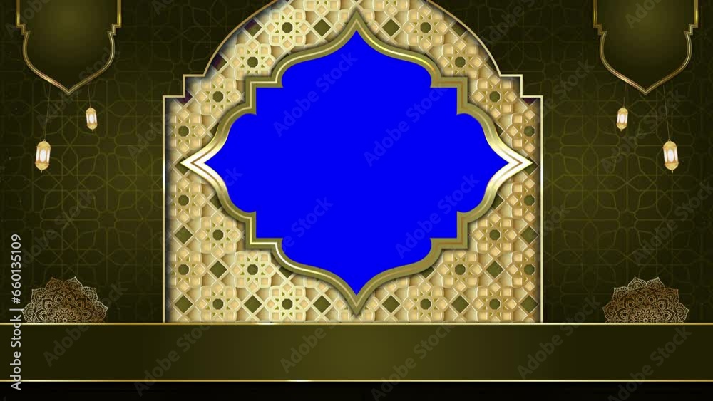 animated islamic background , muslim mosque , islamic design video ...