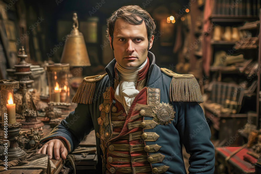 Emperor Napoleon Bonaparte, renowned for his military brilliance and ...
