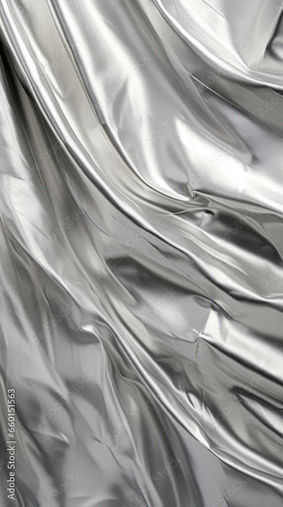 Texture of crinkled aluminum A wrinkled and cled surface with irregular ...