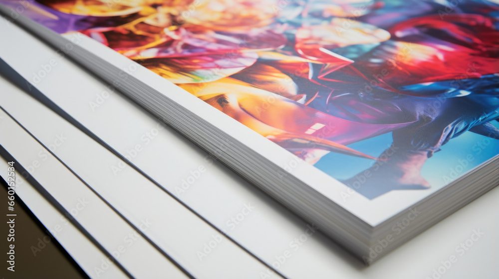 Texture of heavyweight matte photo paper, providing a sy base for ...