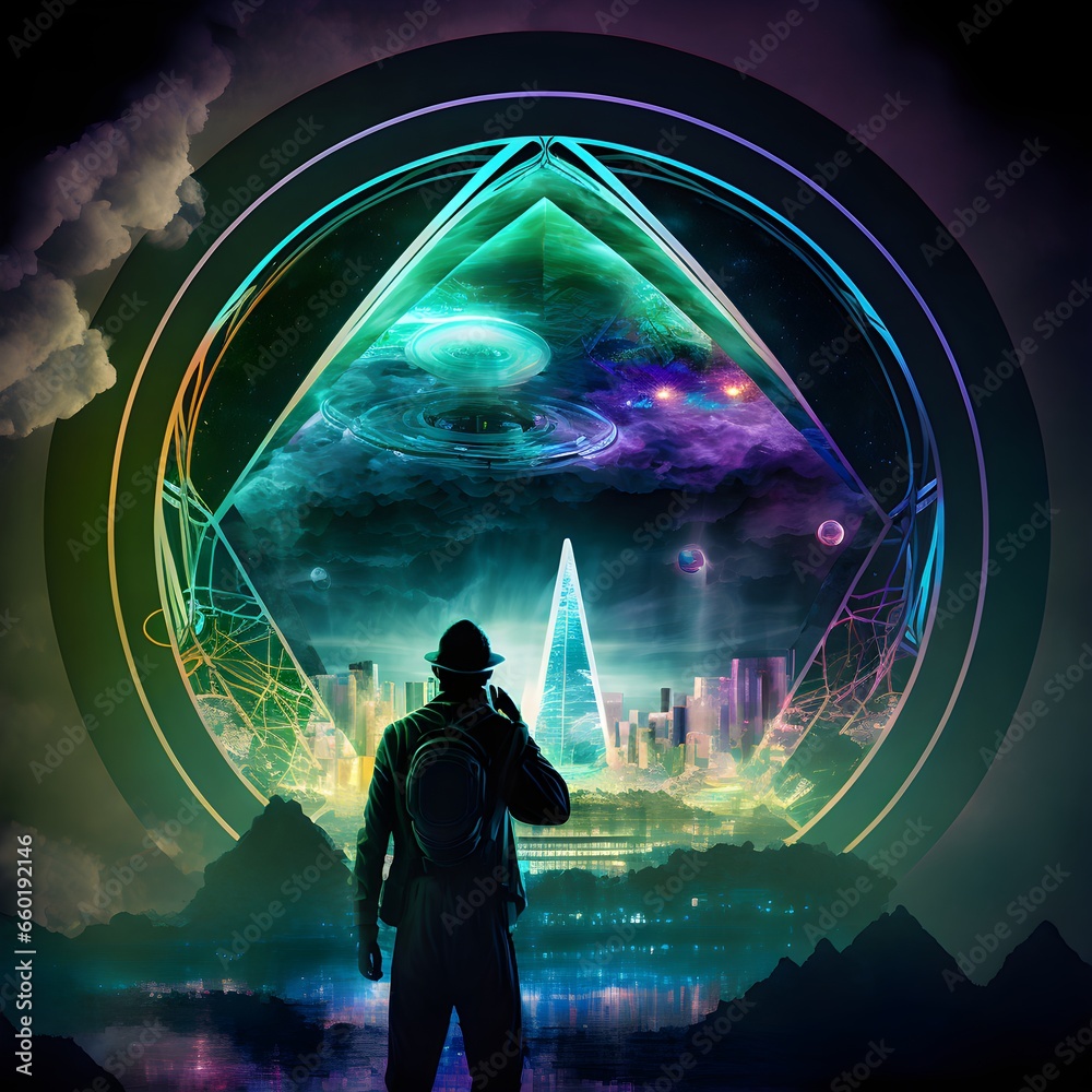 futuristic dreamscape of the future dreamvision he dreams the future ...