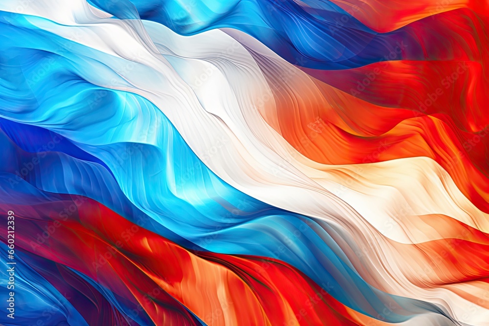 Abstract Tricolor Background in the Patriotic Colors of a Country's ...