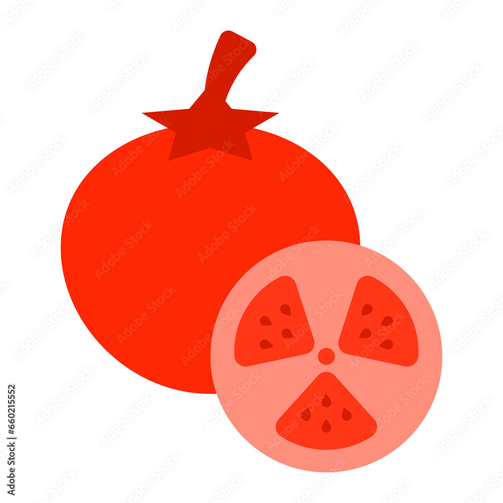 Vector illustration of Tomato icon sign and symbol. colored icons for ...