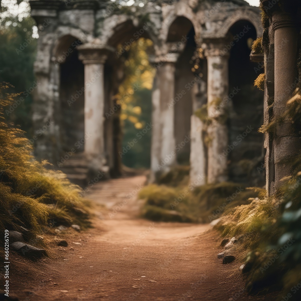 Antique ruin wedding backdrop photography background ancient temple ...