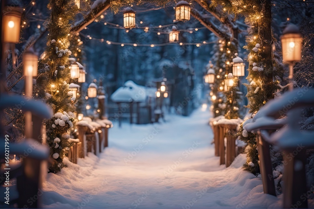 Christmas wedding backdrop photography background winter ceremony ...