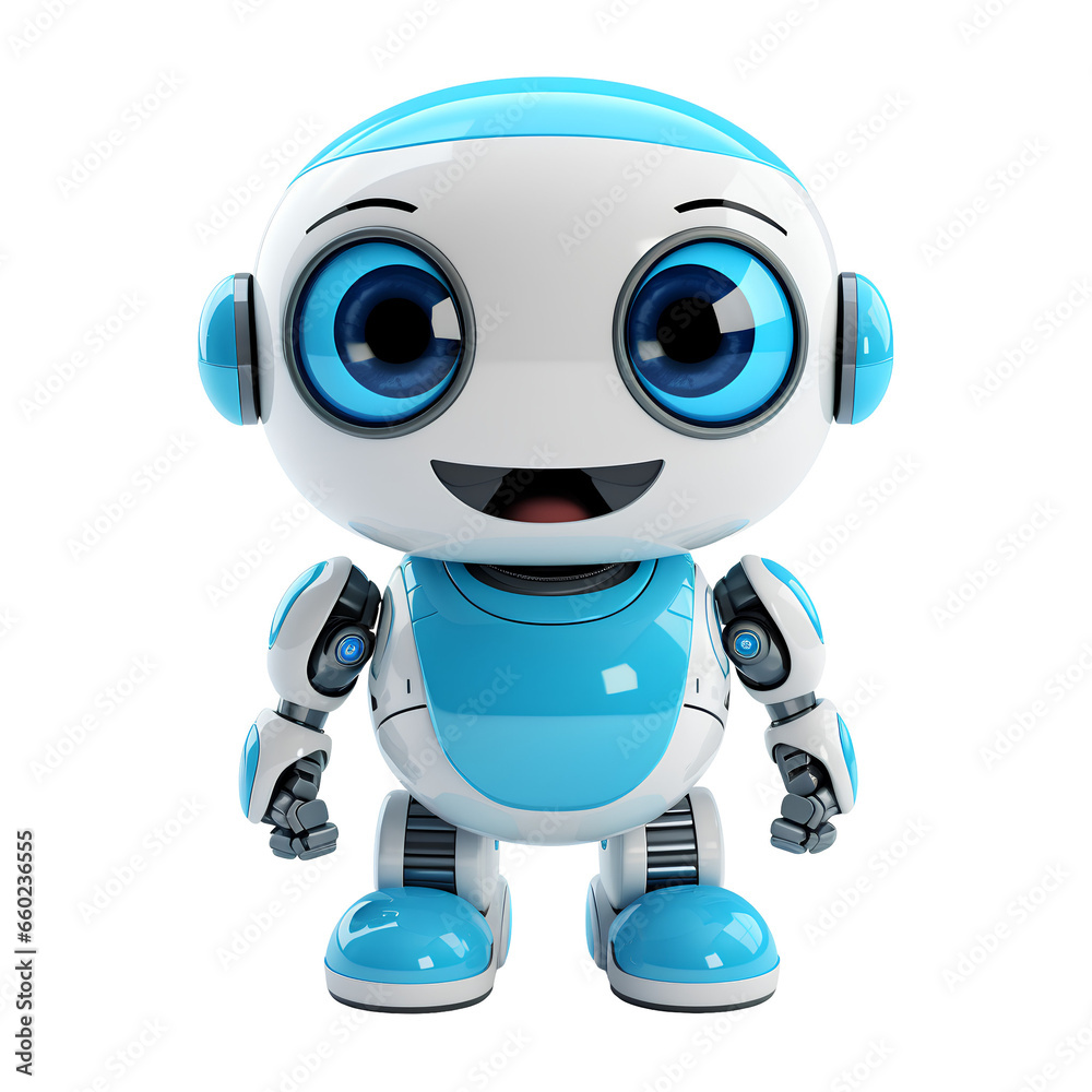 Android robot smiling friendly on transparent background PNG Stock ...