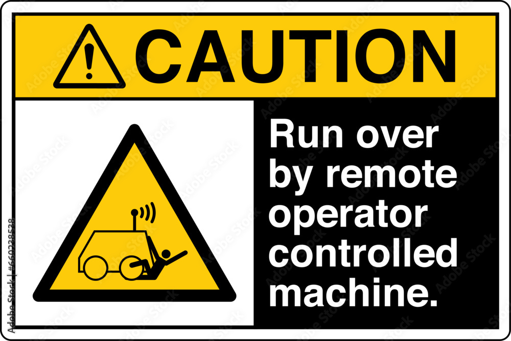 Vecteur Stock ANSI Z535 Safety Sign Marking Label Symbol Pictogram ...