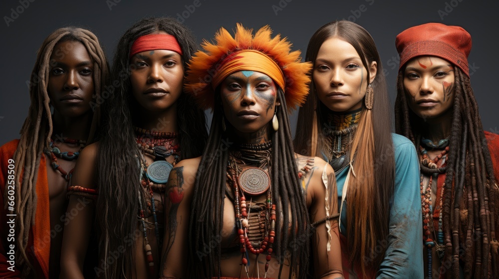 Colorful Indigenous Peoples Day on white background,Desktop Wallpaper ...