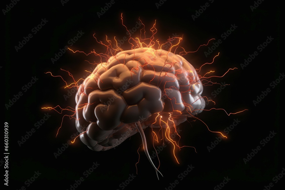 Human brain hit electrical. Brain power cognition and neurology ...