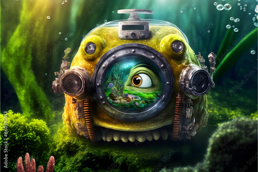 We all live in a booger Submarine ultra detailed ultra realistic ...