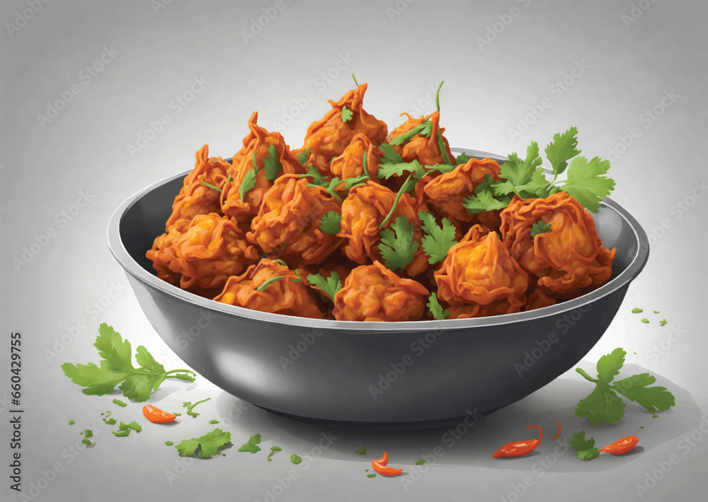 Fulwada Bhajiya. Methi bhajiya. Methi gota, Methi pakoda indian ...