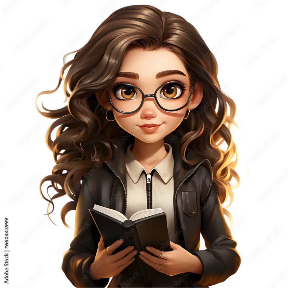 accountant woman character with 3D Illustrations, mascots, avatars can ...