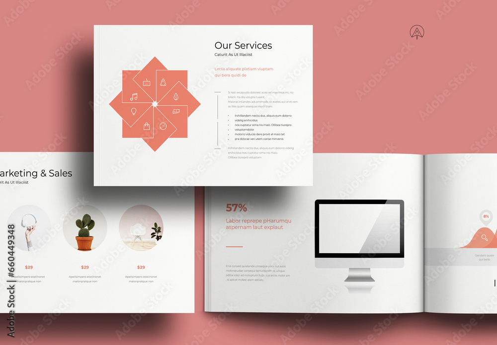 Business Plan Layout Stock Template | Adobe Stock