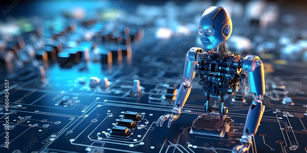 High-Resolution Technology Background Featuring an Elaborate ...