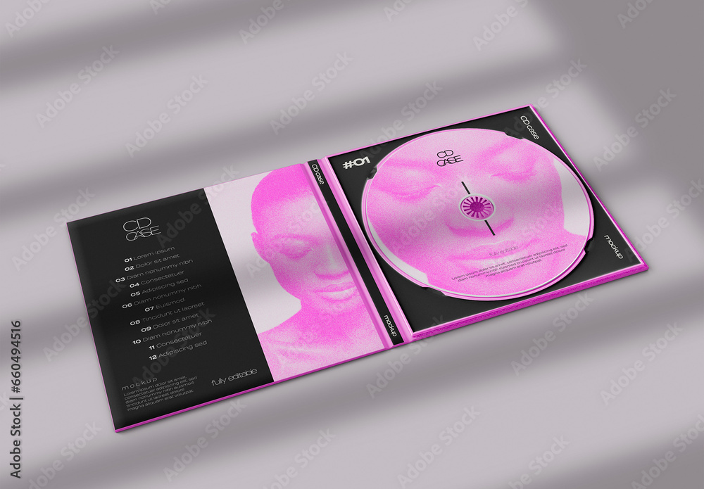 Record and Album Cover Mockup Stock Template | Adobe Stock