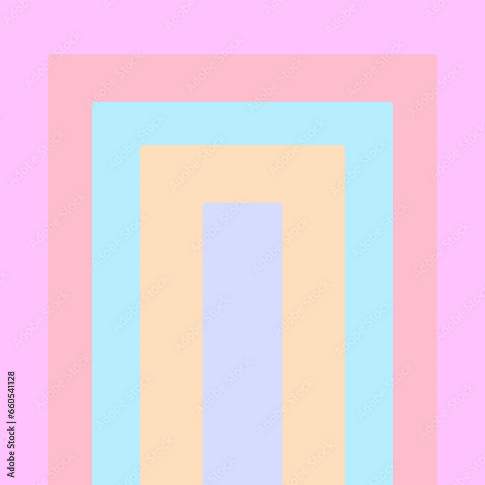 Abstract rectangles background with pastel color palette Stock ...