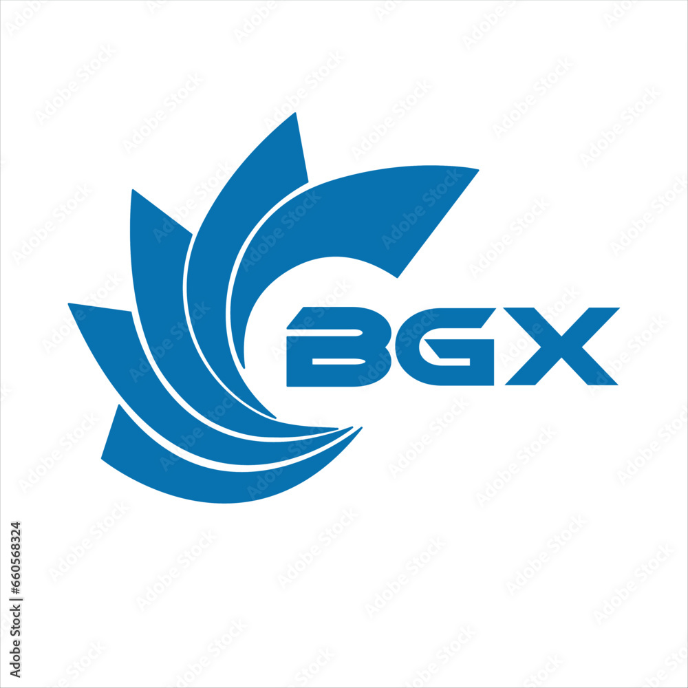 BGX letter logo design on a white background or Monogram logo design ...
