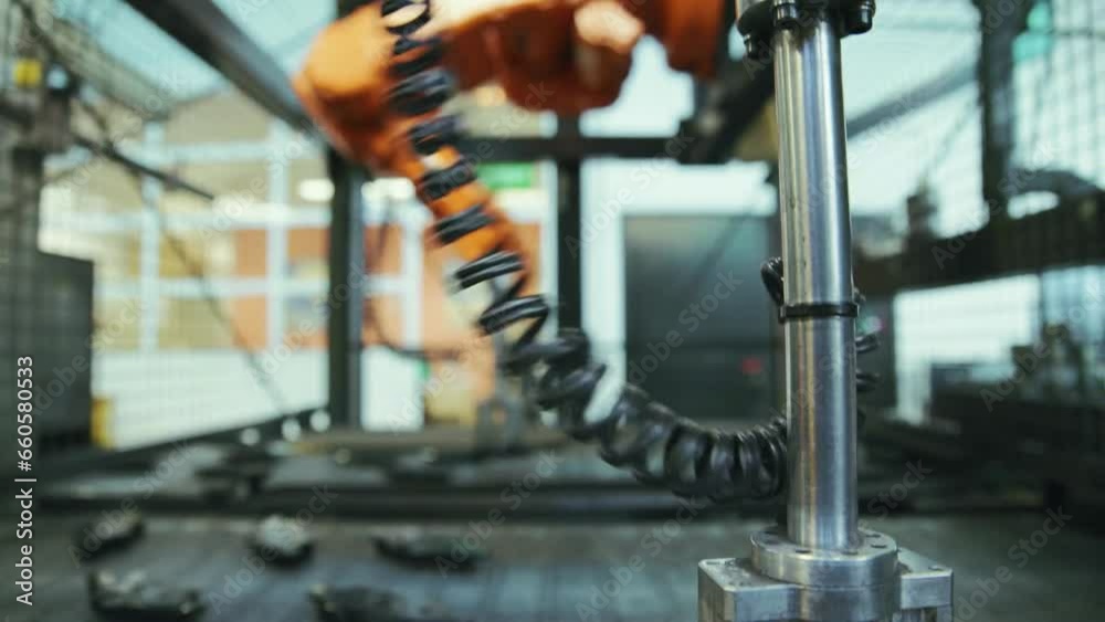 Advanced high precision sorting robot arms electronics machine at spare ...