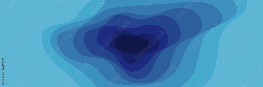 smooth blue circular wave pattern vector illustration good for ...