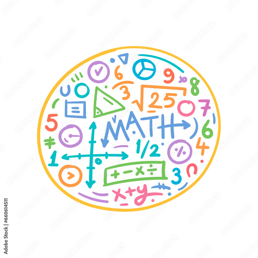 hand drawn math symbols. colorful math symbols. doodle math symbols ... hand drawn math symbols. colorful math symbols. doodle math symbols ...