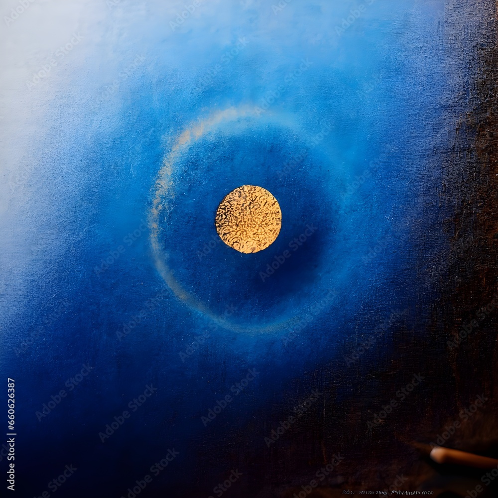 minimalism abstract half indigo and half White background equinox ...
