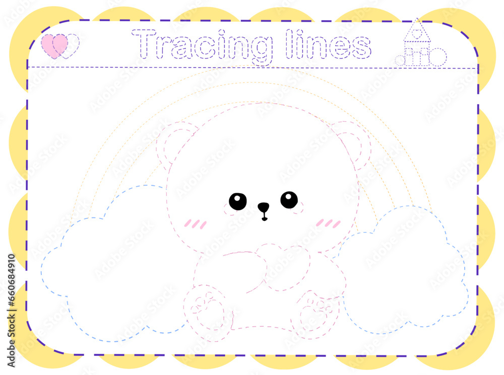 Cute kids activities worksheets preschool game basic animal fun for ...