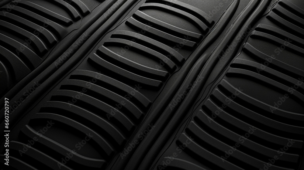 Texture of randomly spaced ribbed rubber, giving a unique and irregular ...