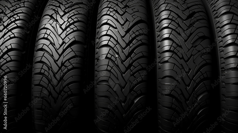 Texture of flexible and elastic tire rubber, with a smooth and uniform ...