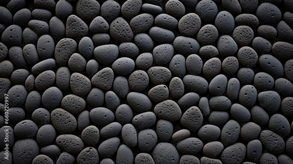 Closeup of a pebbletextured rubber mat, with small, tered bumps ...