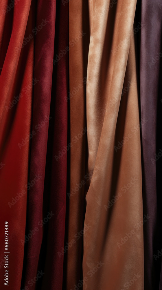 Texture of soft, suede chrometanned leather with a velvety surface ...