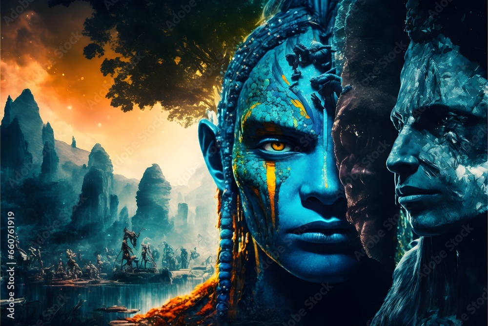 avatar with original characters from last movie a variation of avatar 2 ...