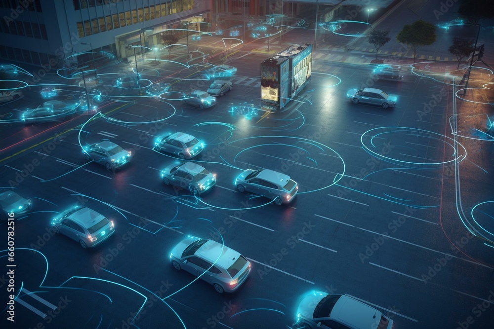 Connected vehicles using AI and satellite beams communicate for ...