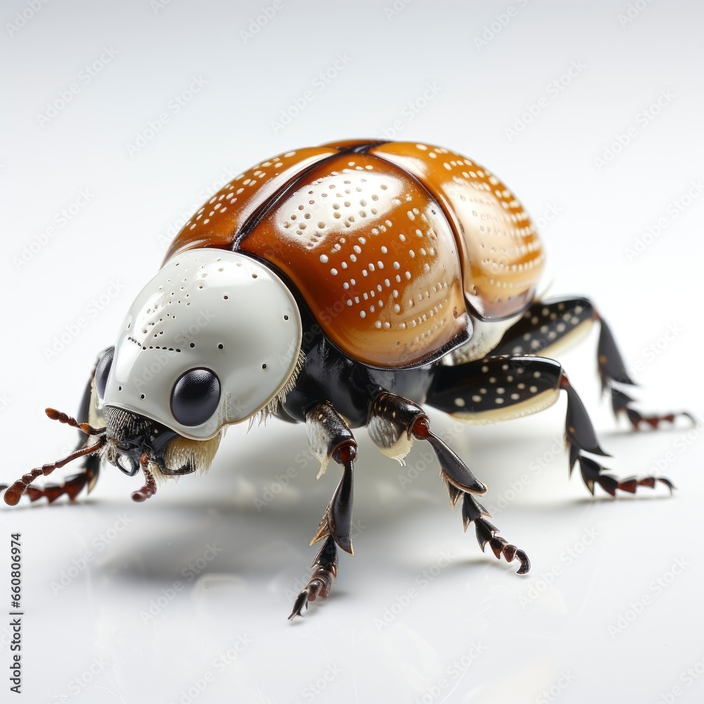 Full view Cockroach on a completely white background , wallpaper ...