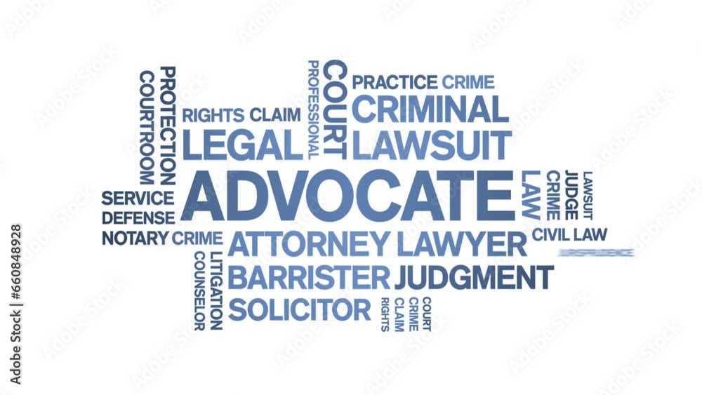 Advocate animated tag word cloud;text design animation kinetic ...