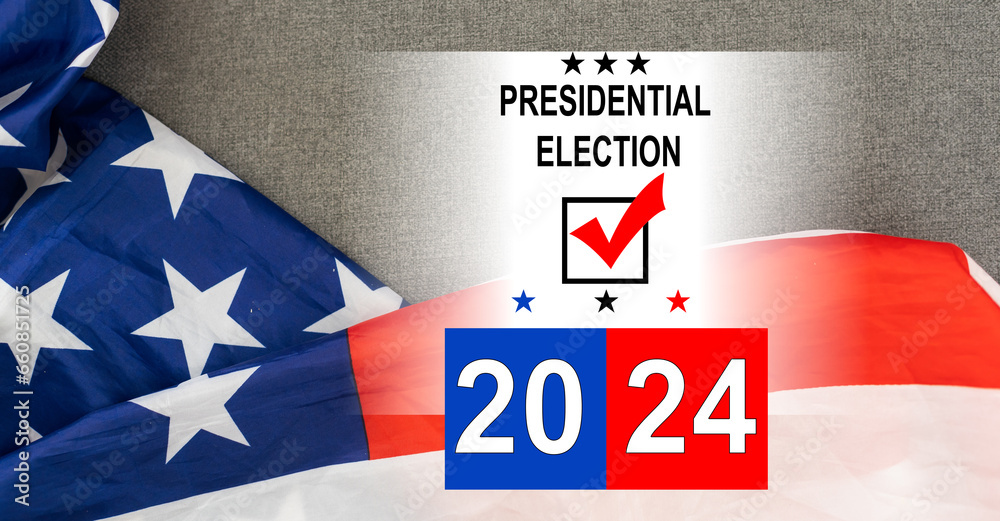 Presidential Election 2024 in United States. Vote day, November 5. US ...