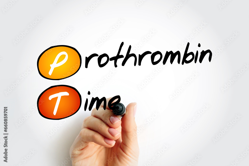 PT Prothrombin Time - measures how long it takes for a clot to form in ...